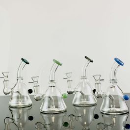Waterpipe 6" Inch - Bubble Shape With Bend Neck - Assorted - Price Per ...
