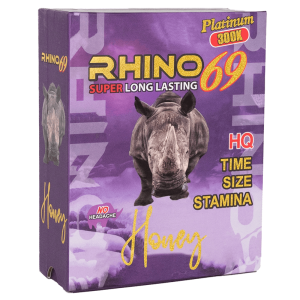 Rhino 69 Platinum 300k Honey - 12 Pack Per Box